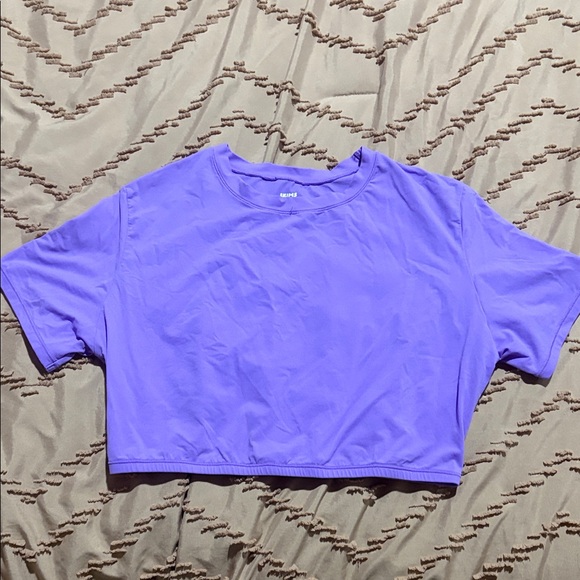 SKIMS | Tops | Skims Purple Crop Top | Poshmark